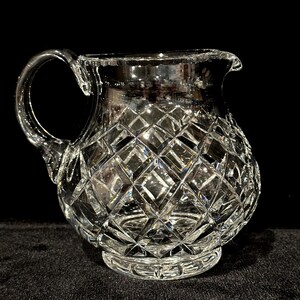Beautiful High Quality Cut Lead Crystal Pitcher. - Etsy