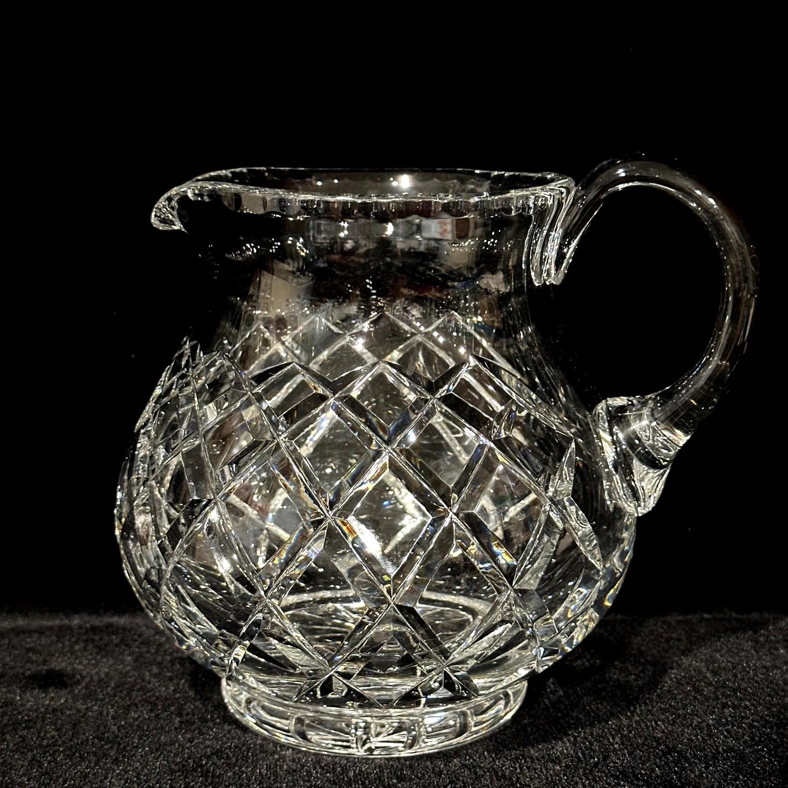 Beautiful High Quality Cut Lead Crystal Pitcher. - Etsy