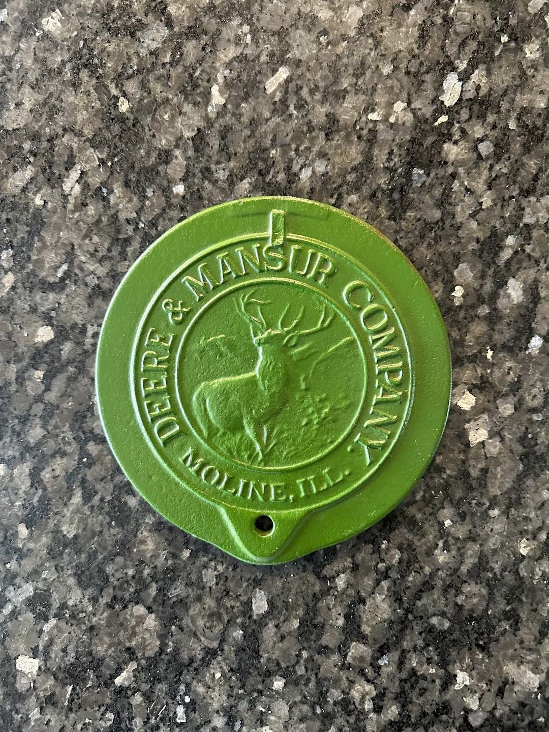 John Deere & Mansur Corn Planter Lid Cast Iron Plate Cover Moline IL - Etsy