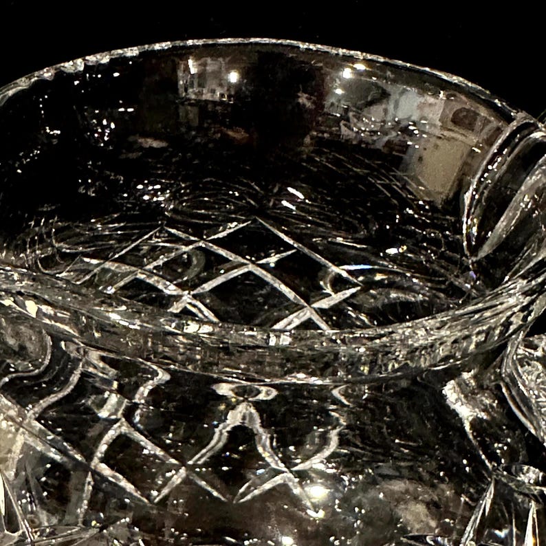 Beautiful High Quality Cut Lead Crystal Pitcher. - Etsy