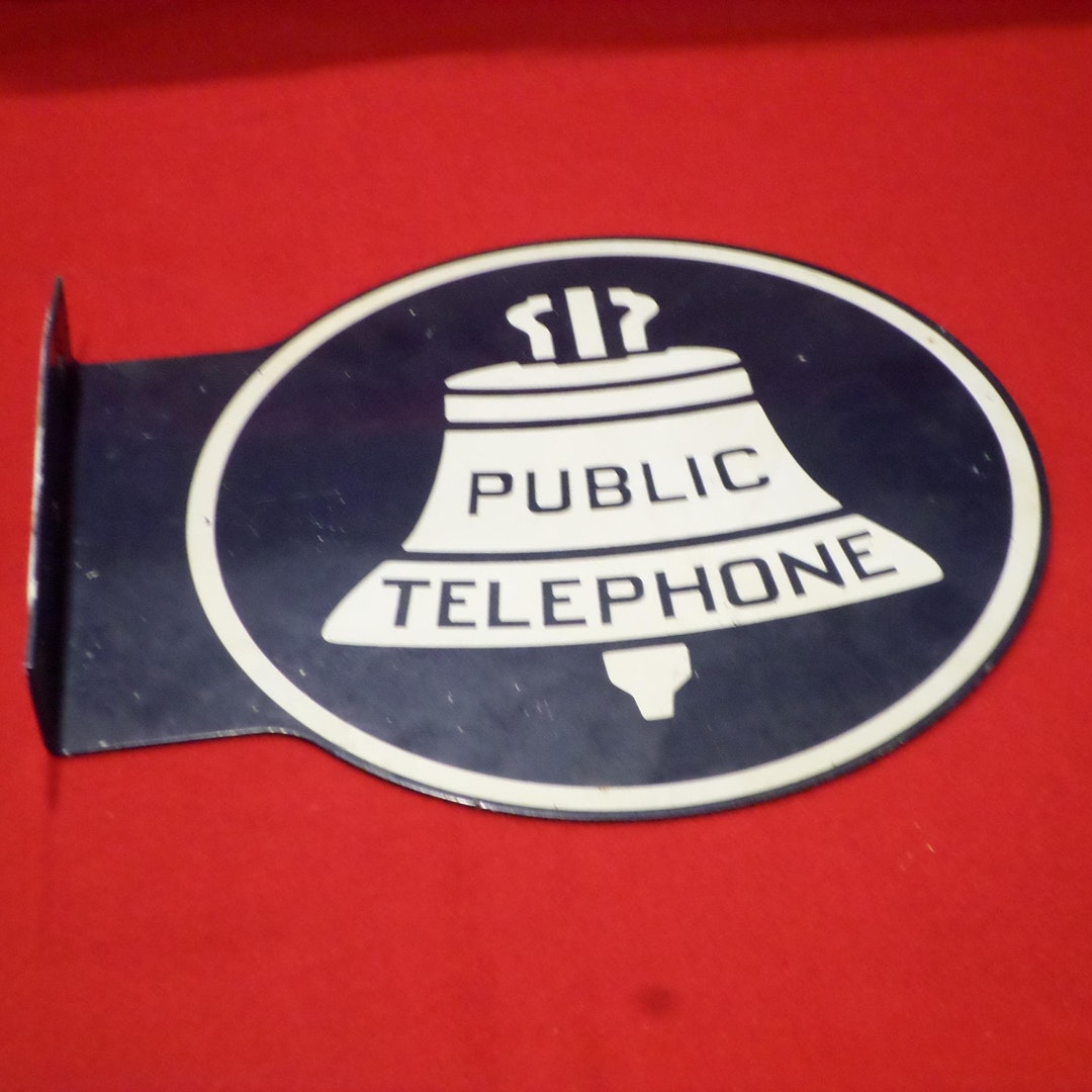 Bell Public Telephone Flange Sign - Etsy