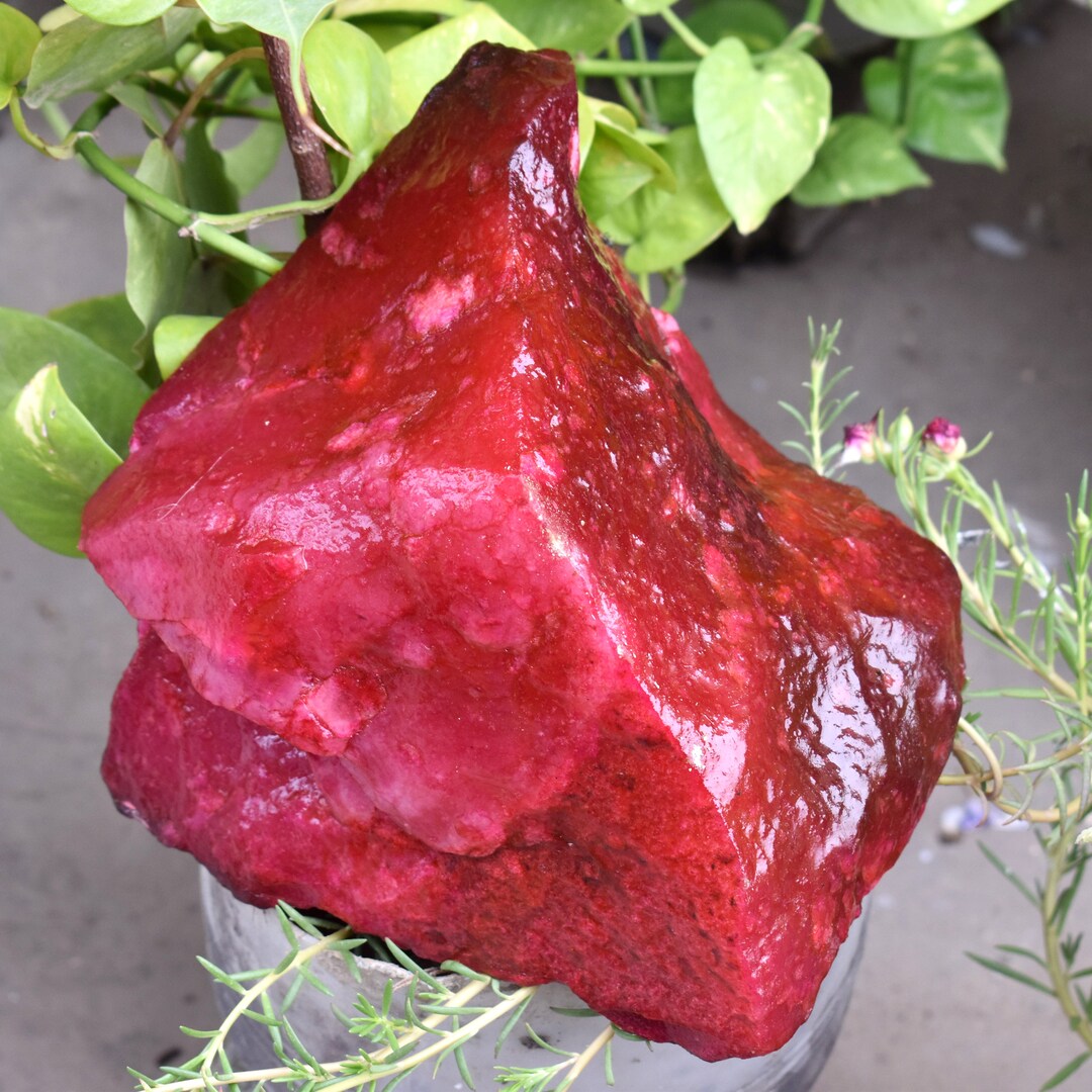 High-quality Ruby Rough Raw – 15,000 Ct / 3 Kg Uncut Natural Red Ruby ...