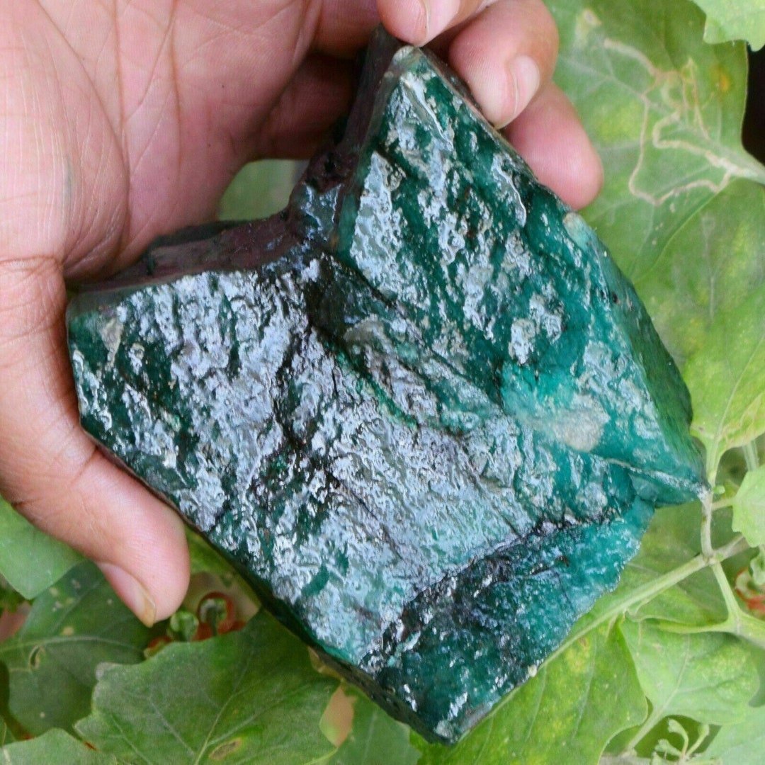 Premium Raw Uncut Natural Emerald Rough 3500 Ct Certified Uncut Emerald ...