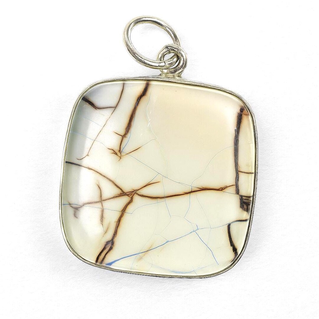 Vintage Rare Square Cushion Cut Multi Color Opal Pendent 37.25 Ct ...