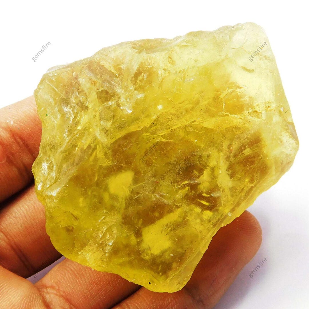 Yellow Sapphire 150-500 Ct Yellow Sapphire Raw, Natural Rough Gemstones ...
