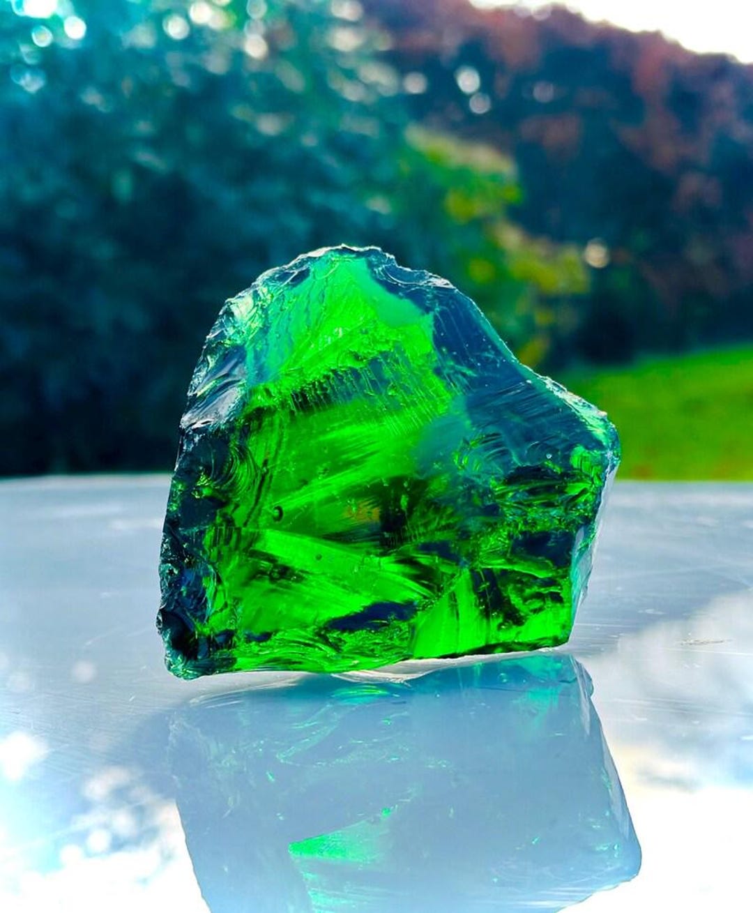 Green Emerald, 200-250 Ct Colombian Certified Gemstone, Raw Rough ...