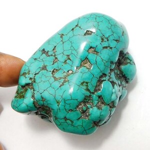 High Quality 50 Ct Arizona Blue Turquoise Rough-natural Raw Gemstone ...