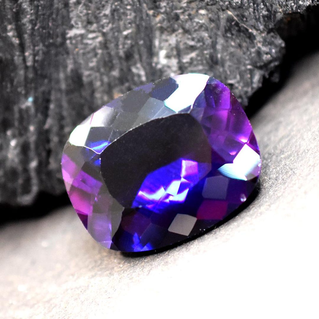 Purple Pink Ceylon Taaffeite Sapphire AAA Grade 18.23 Ct Loose Cushion ...