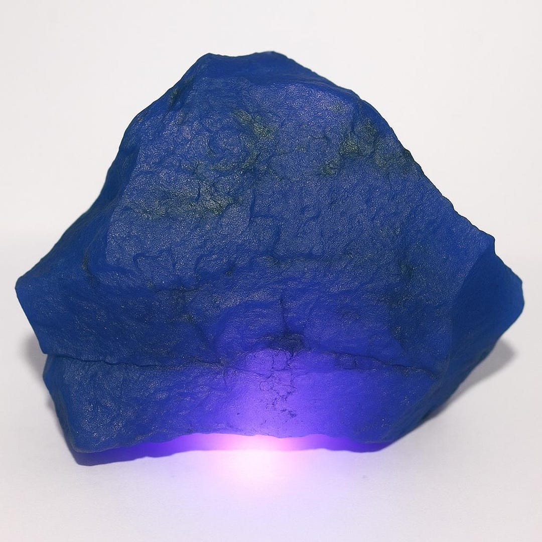 5000 Ct Natural Rough Blue Sapphire Certified 1 Kg Untreated Raw ...