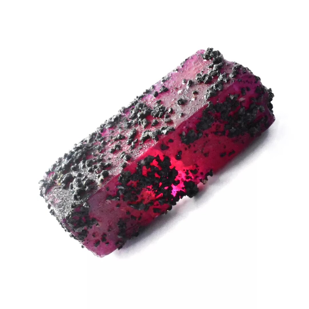 Ruby Red Burma Rough Gemstone Red Ruby Earth Mined 189.32 Ct Certified ...
