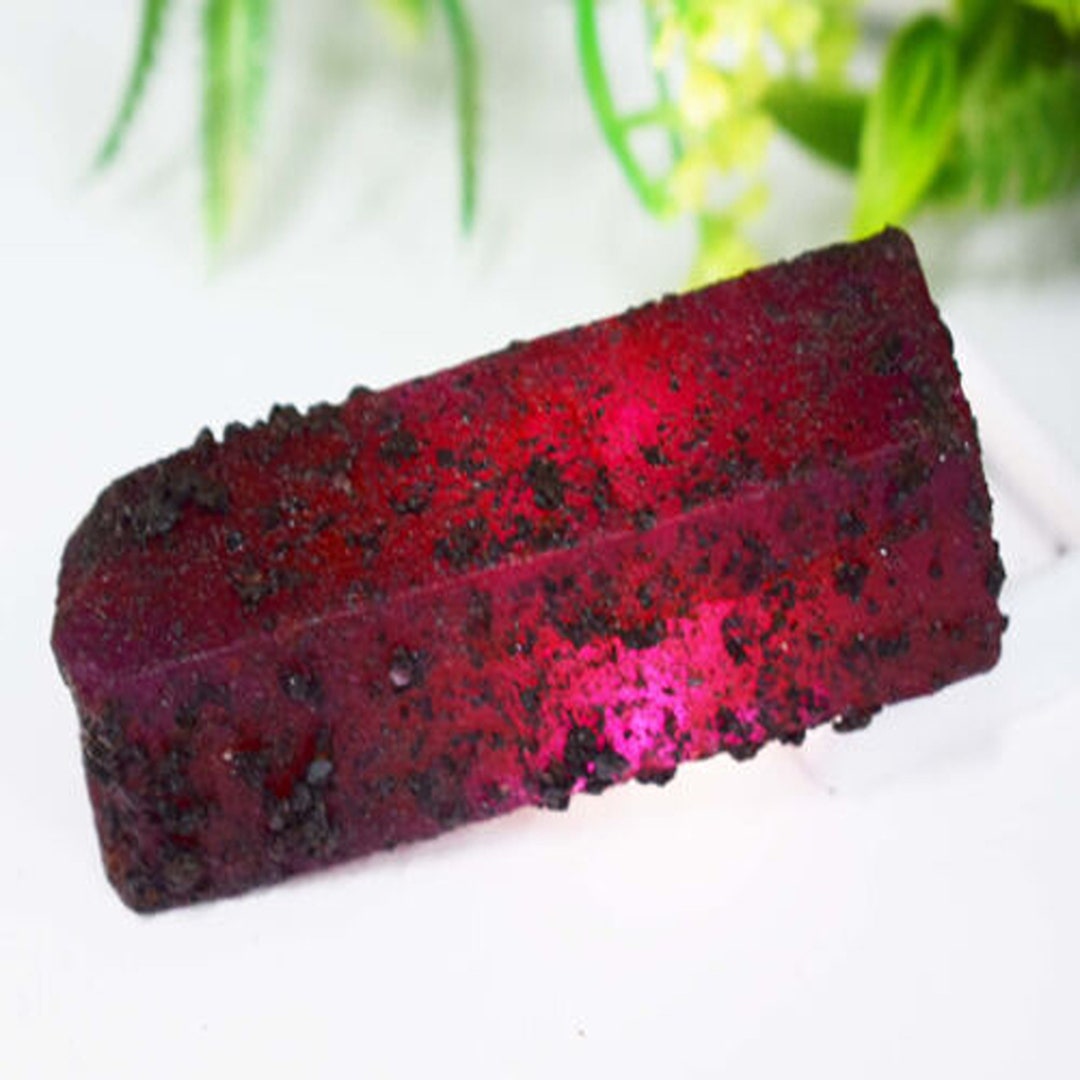 350.45 Ct Natural Mozambique Red Ruby Rough | Top Quality Uncut Ruby ...