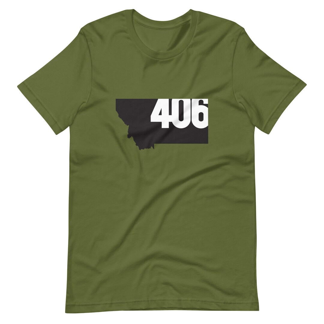 406 Area Code Montana Unisex T Shirt Travel Big Sky Mountain Country - Etsy