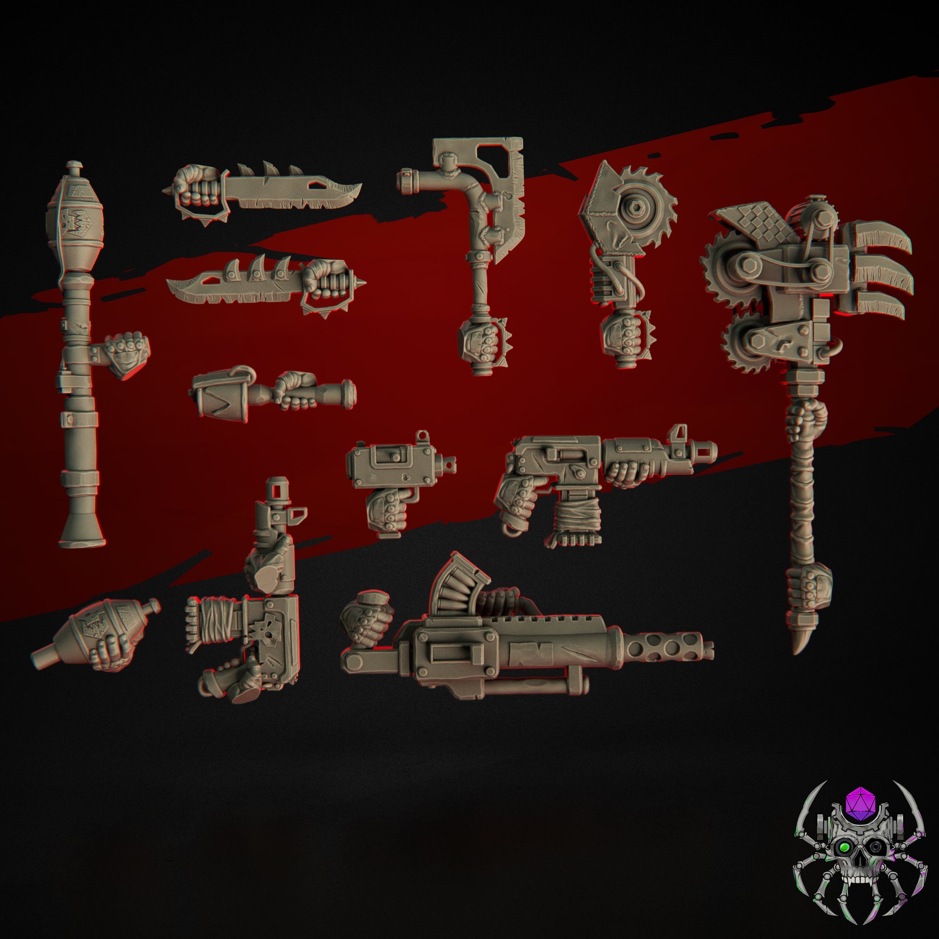 Ork Wasteland Marauderz Eight Legs Miniatures - Etsy