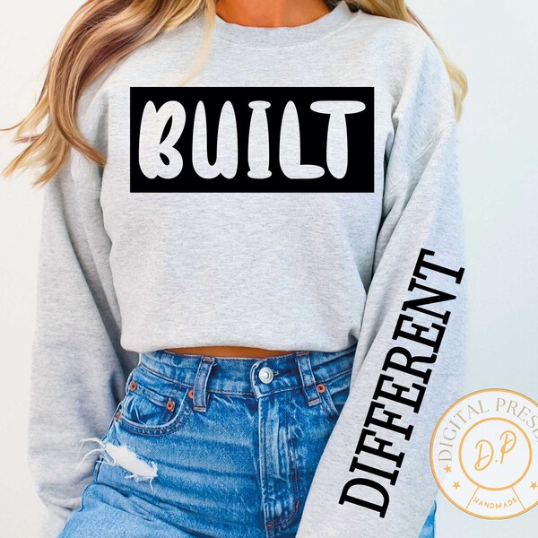 Built Different Svg - Etsy