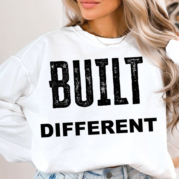 Built Different Svg - Etsy