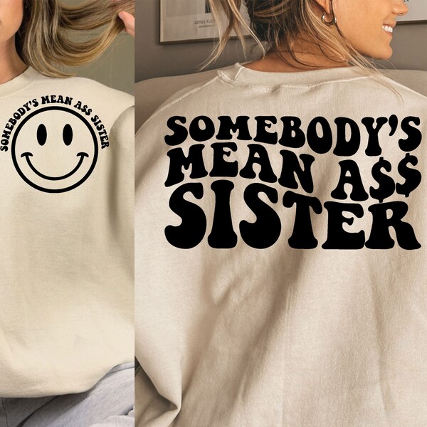 Funny Sister Svg Png Etsy