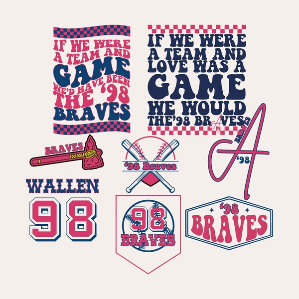 Morgan wallen 98 braves svg - Etsy France