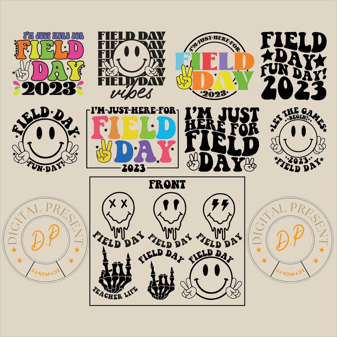 Field Day SVG 2023 Bundle School Field Day Teacher Svg - Etsy