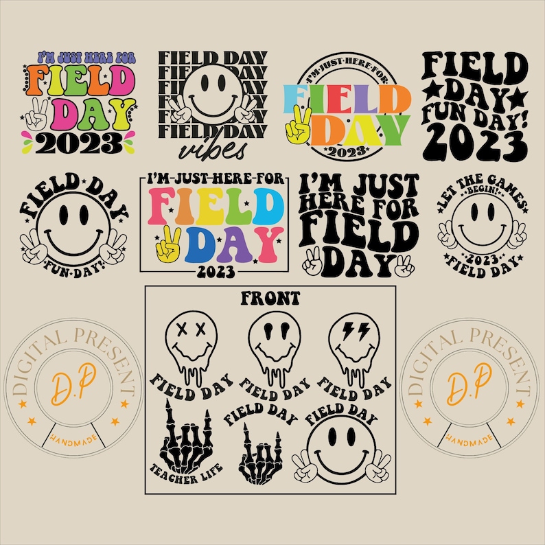 Field Day SVG 2023 Bundle School Field Day Teacher Svg - Etsy