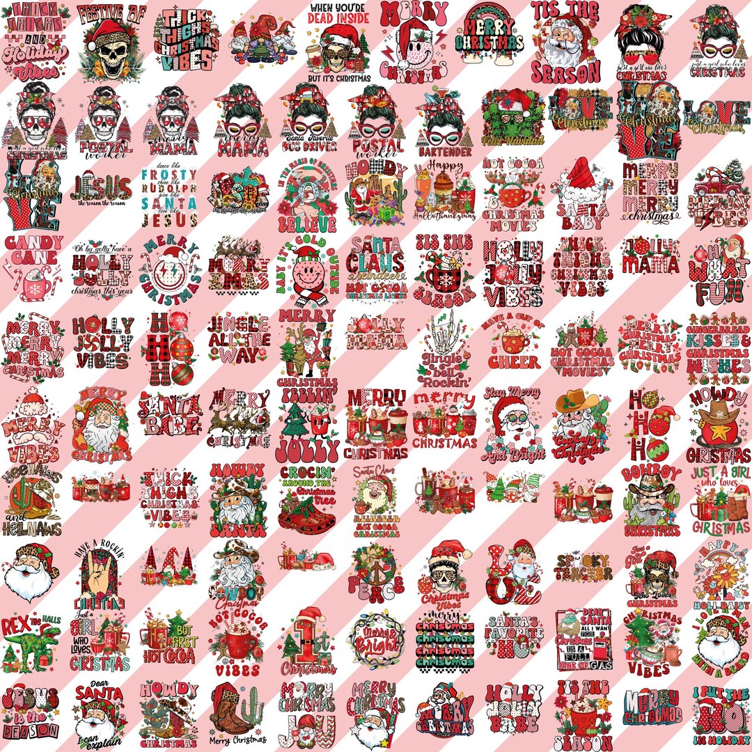 100+ Christmas Bundle Png,merry Christmas Png, Christmas Png, Western ...