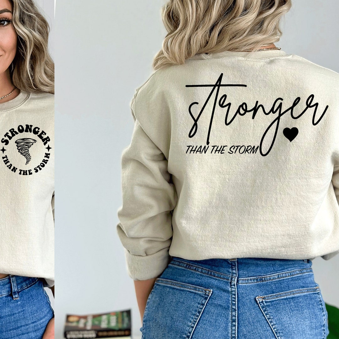 Stronger Than the Storm Svg, Inspirational Svg, Motivational Svg ...