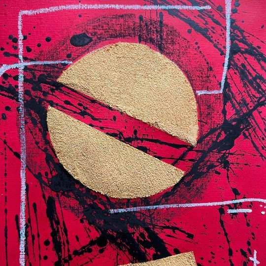 Disconnect-original Abstract Artwork, 12"x16" Artwork, Unique Artwork ...