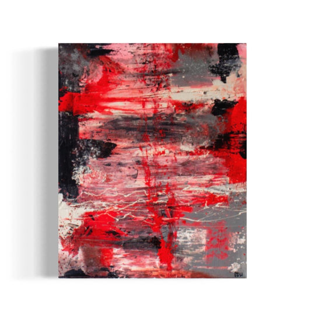 Fragility-abstract Art, Original Acrylic Painting on Canvas,wall Decor ...
