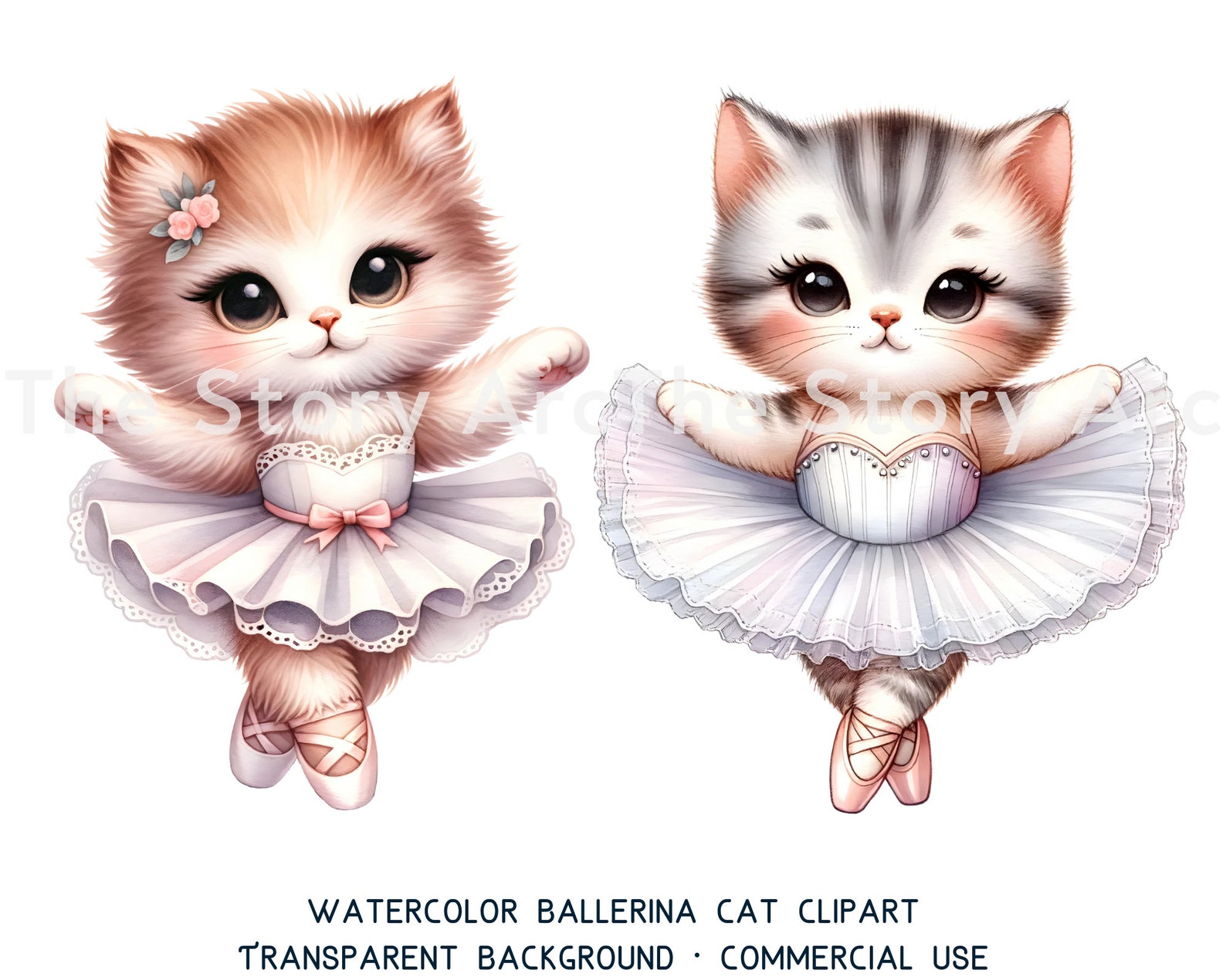 Dancing Kitten Clipart, Cat Ballerina, 15 High Quality Kitten PNG ...
