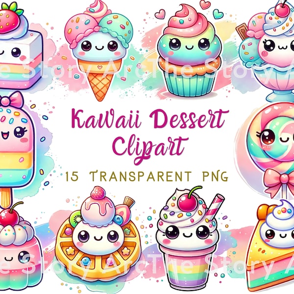 Dessert Clipart - Etsy