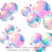 Bubble Watercolor Clipart, Iridescent Bubble PNG, Dreamy Bubbles ...