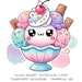 15 Kawaii Dessert Watercolor Clipart, Pastel Desserts, Digital Download ...
