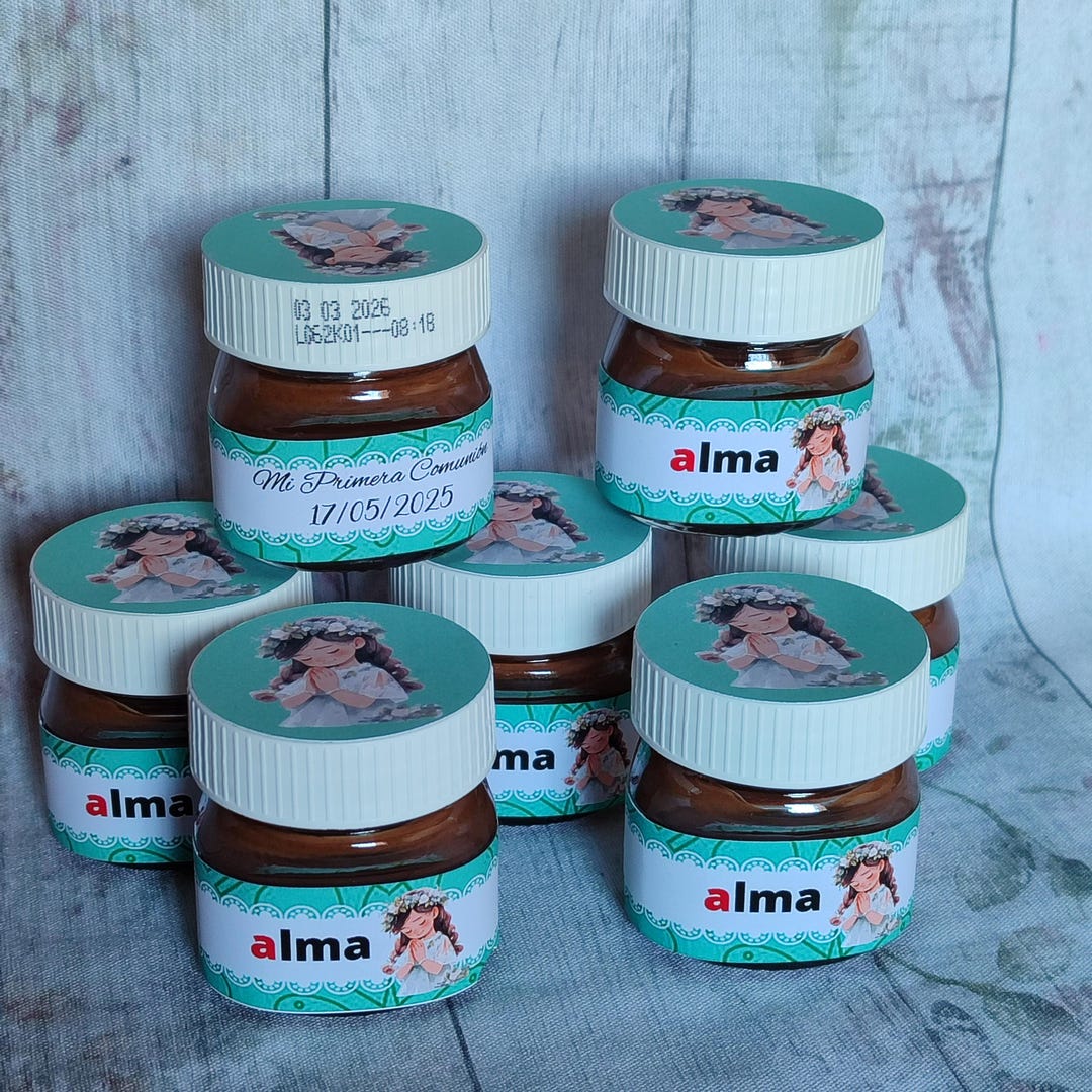 Personalized Nutella Jars for Events - Etsy