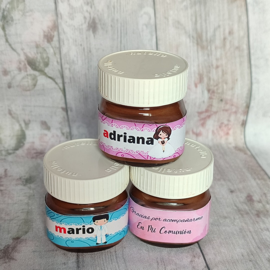 Personalized Nutella Jars for Events - Etsy