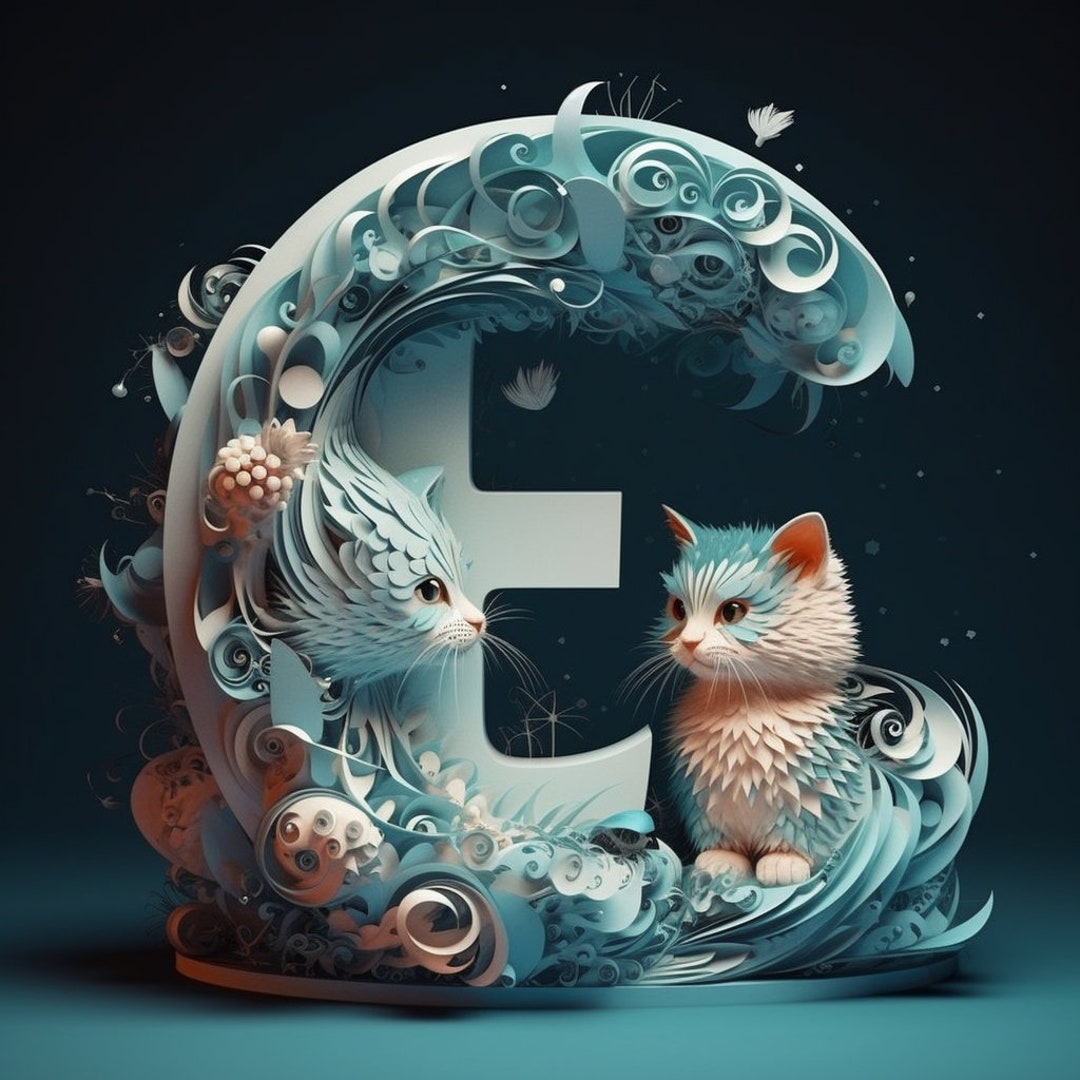 Custom Alphabet Digital Prints, Custom Lettering for Bedrooms ...