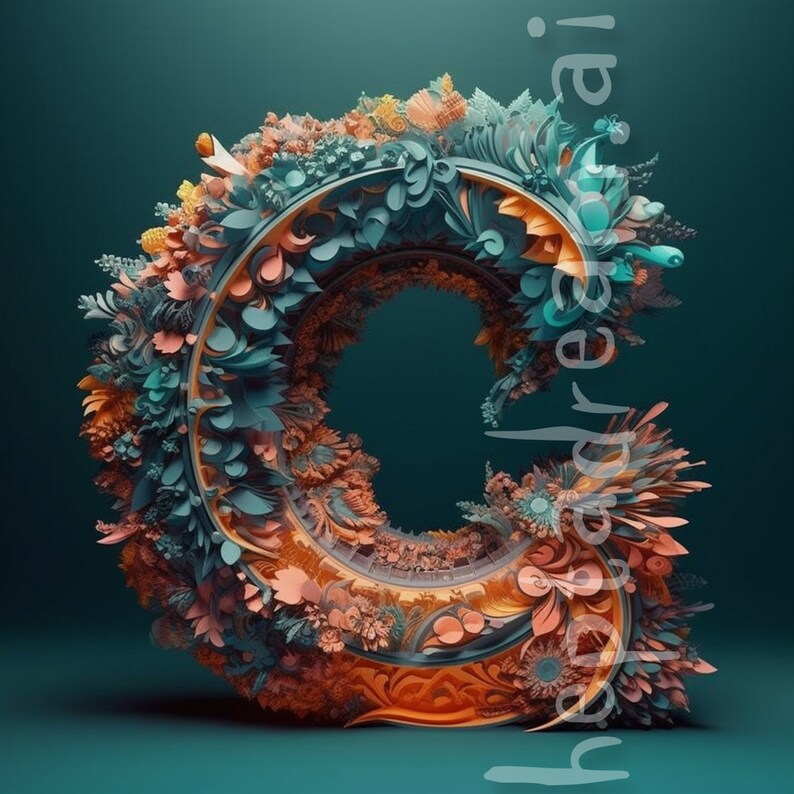 Paper Diorama Alphabet Digital Prints, Custom Lettering for Bedrooms ...