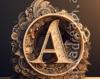 Custom Alphabet Digital Prints, Custom Lettering for Bedrooms ...