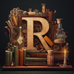 Custom Alphabet Digital Prints, Custom Lettering for Bedrooms ...