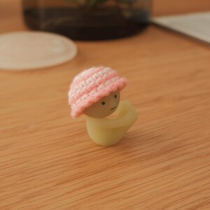 Crochet Smiski Bucket Hats | Adorable Accessories for Smiskis - Etsy