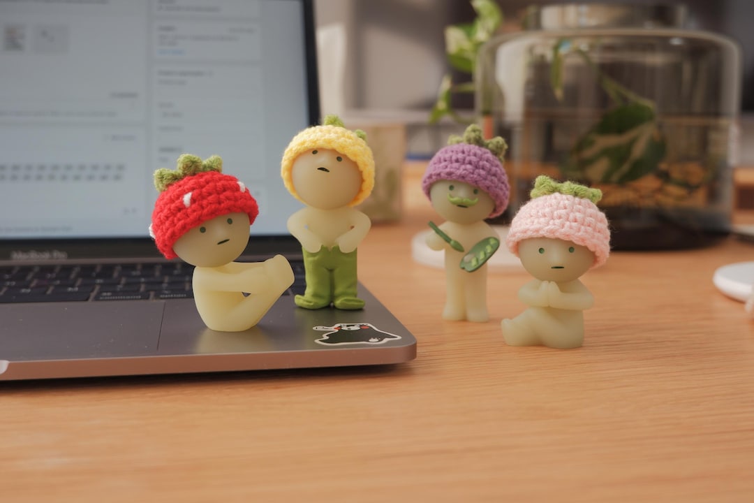 Crochet Smiski Fruit Hats - Etsy