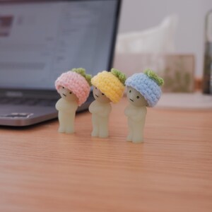 Smiski Triplets Crochet Fruit Hat - Etsy