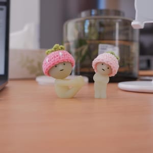 Smiski Triplets Crochet Fruit Hat - Etsy