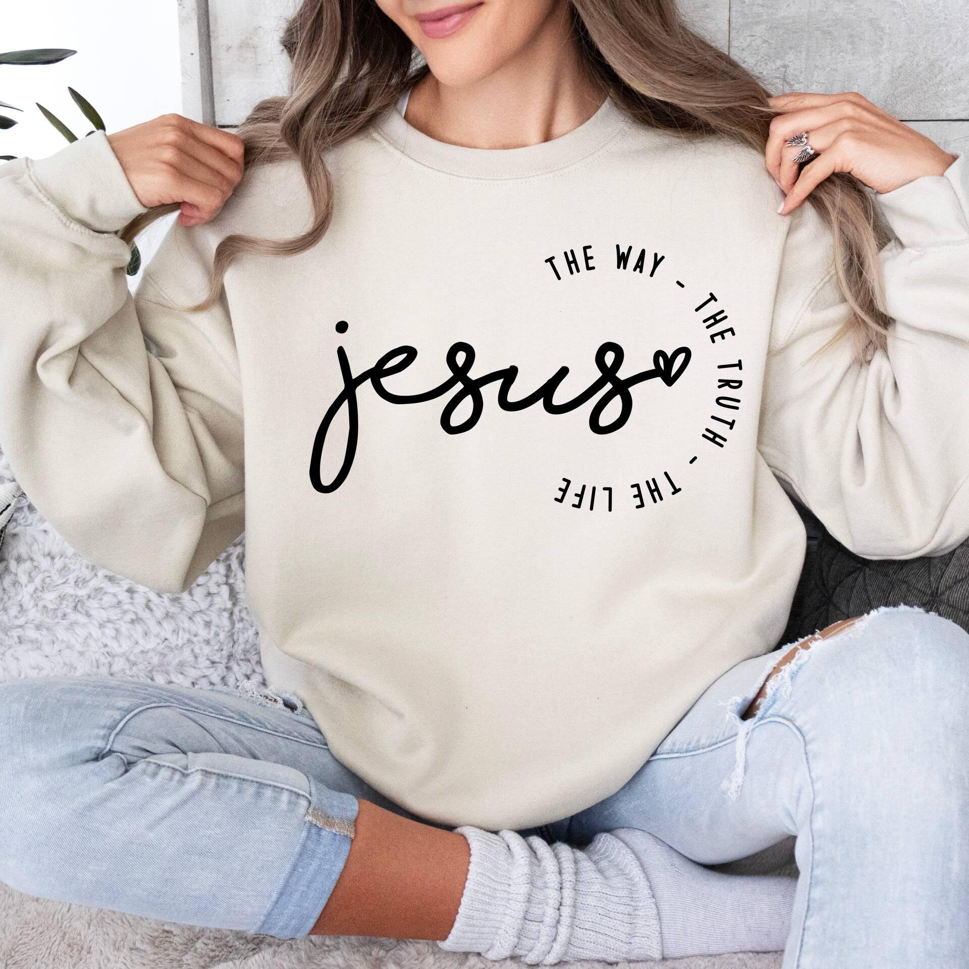 Jesus Sweat,jesus the Way the Truth the Life,christian Sweat,faith ...