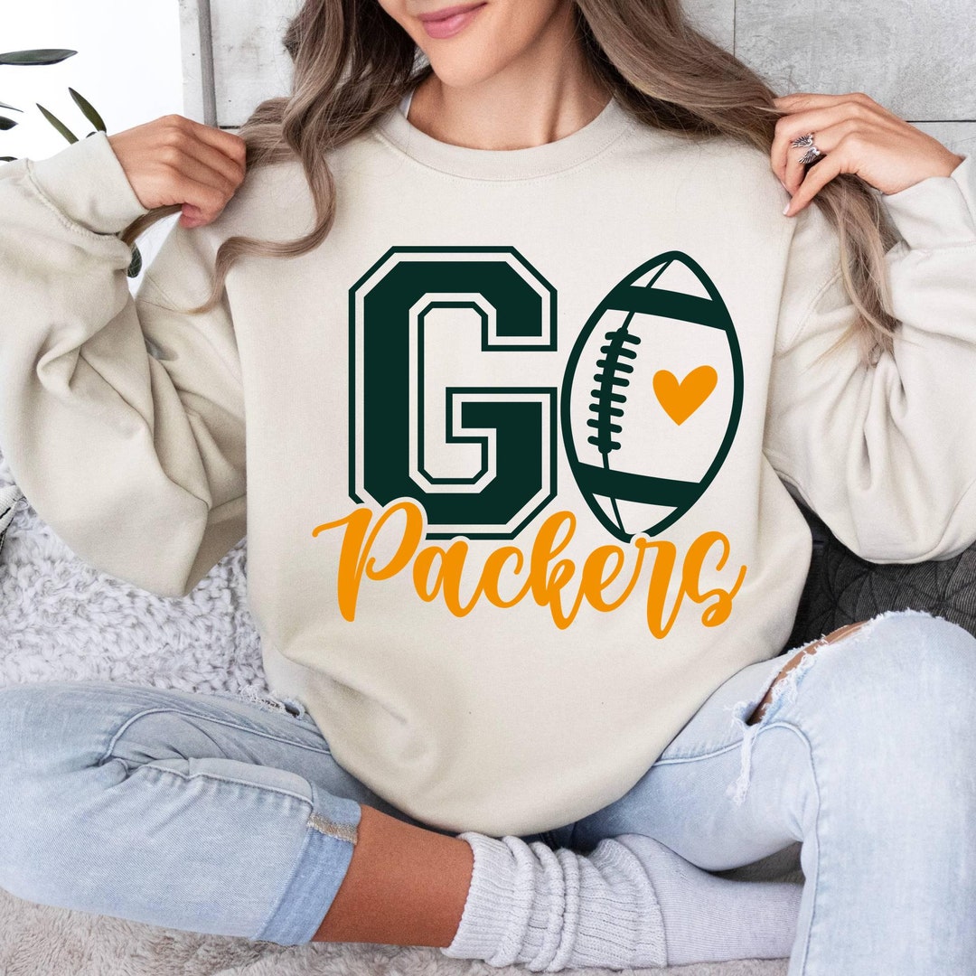 Go Packers Sweatshirt, Game Day Sweat, Football Sweat, Football Season ...