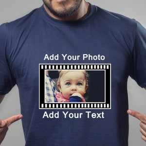Custom Your Photo T-shirt With Your Text, Customize Photo Shirt ...
