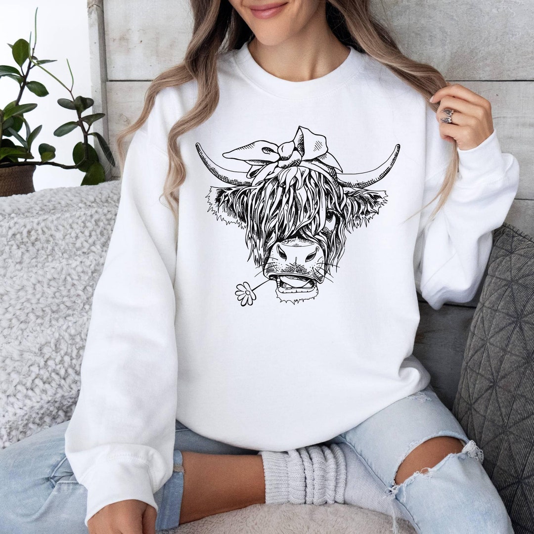 Highland Cow Sweat,highland Cow Not Today Heifer Patrick Day,cow Sweat ...