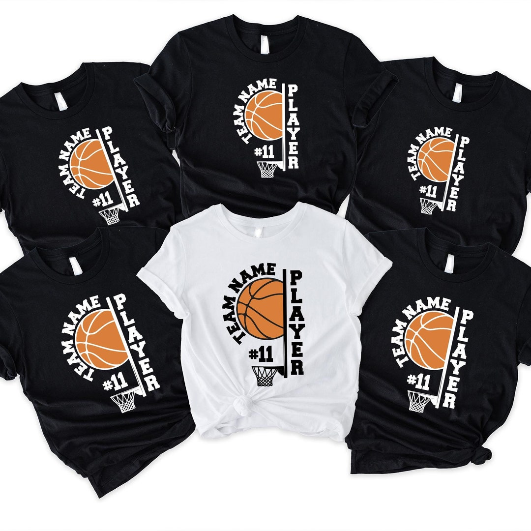 Custom Basketball Team Tshirt,basketball School Team Shirt,trendy ...