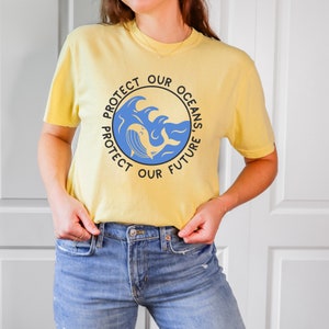 Protect Our Oceans Comfort Colors Shirt, Protect Our Future Shirt ...