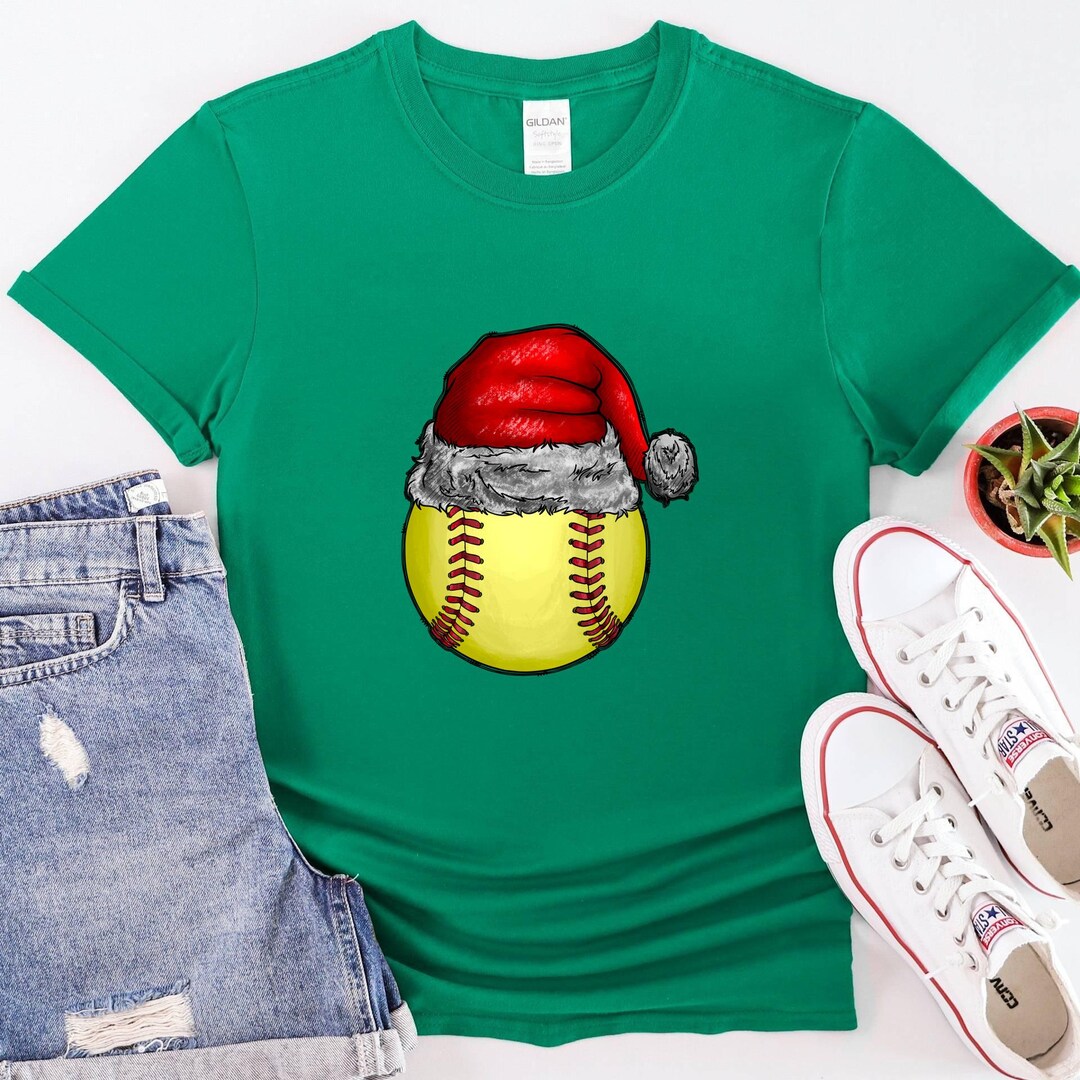Christmas Sports Shirt, Sports Christmas Shirt,softball Shirt,merry ...