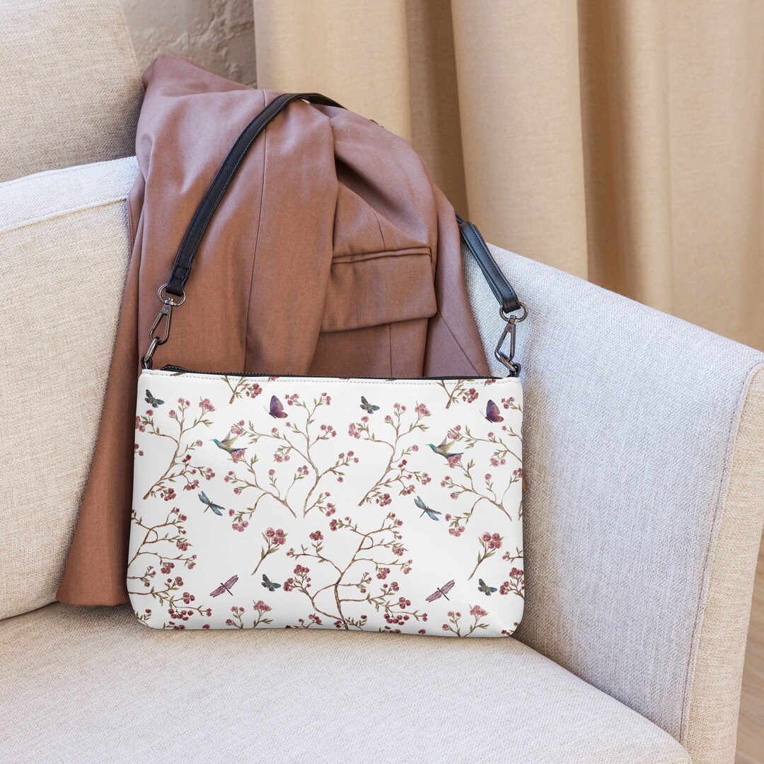 Nature-inspired Butterfly and Dragonfly Crossbody Bag - Etsy