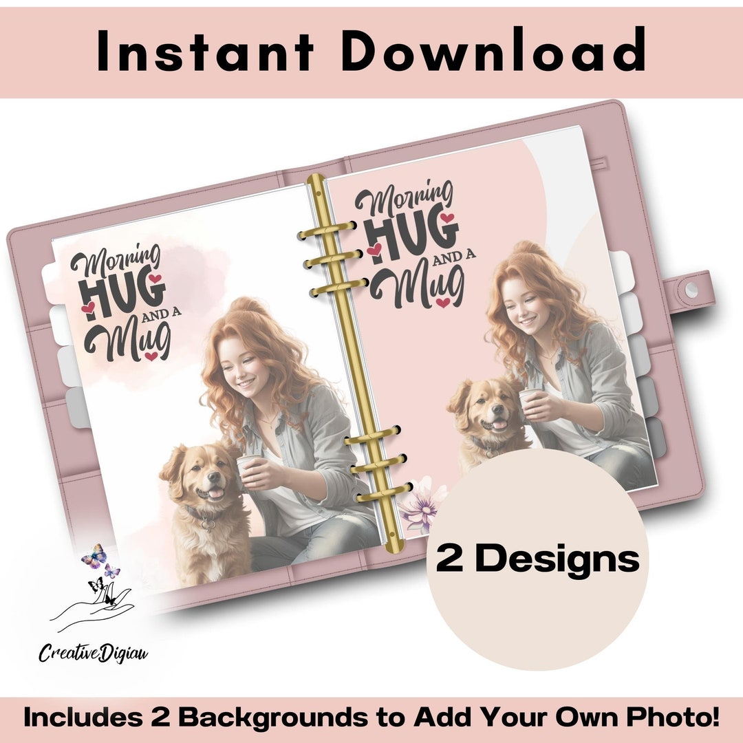 Morning Hug and a Mug Planner Dashboard Set of 2 A5 - Etsy